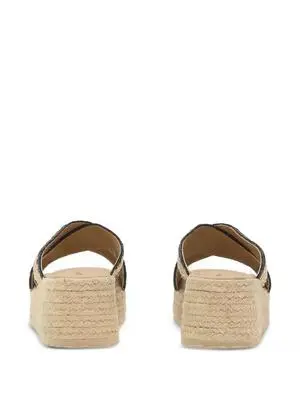 Geox Alemeria Crossover-strap Platform Sandals