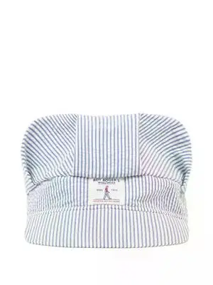 Engineered Garments Striped Seersucker Cap - Blue