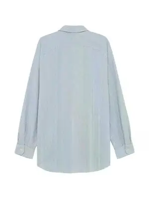 Engineered Garments Striped Seersucker-texture Shirt