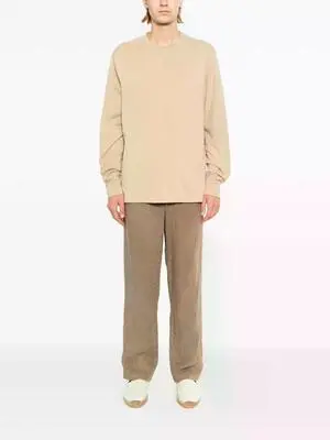 JAMES PERSE Jersey Long-sleeve T-shirt - Brown