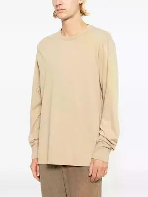 JAMES PERSE Jersey Long-sleeve T-shirt - Brown