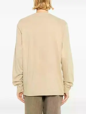 JAMES PERSE Jersey Long-sleeve T-shirt - Brown