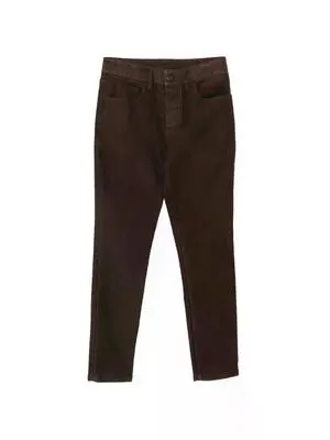 JAMES PERSE Moleskin Five-pocket Trousers - Brown