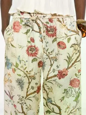 INTO THE EAST Floral-print Drawstring Trousers