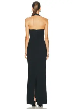 THE NEW ARRIVALS ILKYAZ OZEL Asena Dress - Dark Matter