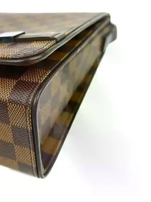 LOUIS VUITTON 2001 Tribeca Carre Damier Shoulder Bag - Brown