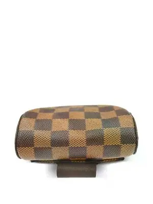 LOUIS VUITTON 2004 Damier Geronimos Belt Bag - Brown