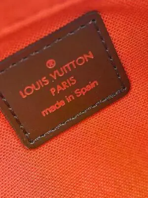 LOUIS VUITTON 2004 Damier Geronimos Belt Bag - Brown