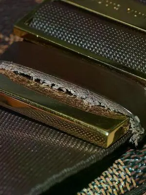 LOUIS VUITTON 2004 Damier Geronimos Belt Bag - Brown