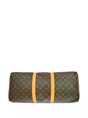 LOUIS VUITTON 2004 Keepall 50 Monogram Holdall - Brown