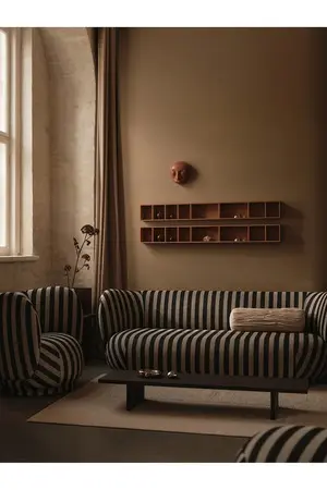 FERM LIVING Falda Smocked Bolster Cushion