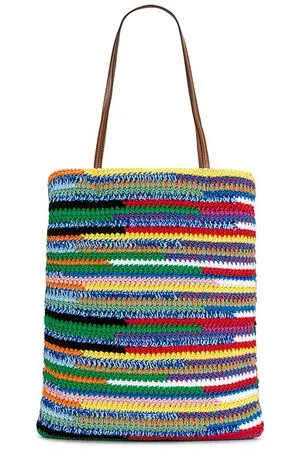 Miu Miu Cotone Crochet Tote Bag