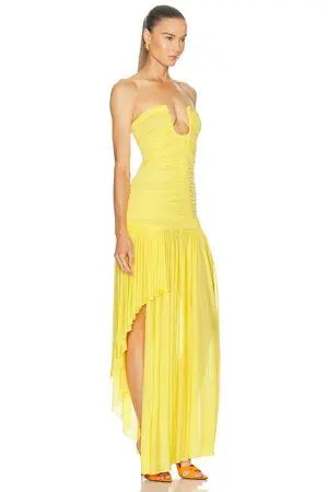 Christopher Esber Arced Orion Strapless Gown