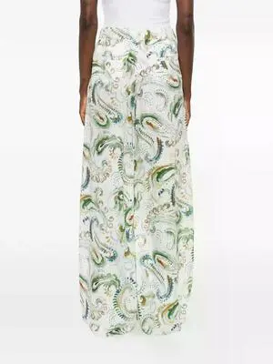 Marella Belt-loop Pocket Trousers - White