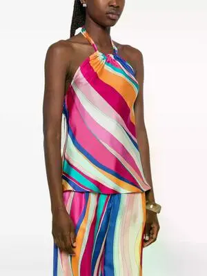 Marella Abstract-print Halter Top
