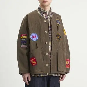 Needles Waxed Cloth Shooting Jacket