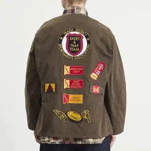 Needles Waxed Cloth Shooting Jacket