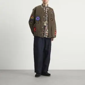 Needles Waxed Cloth Shooting Jacket