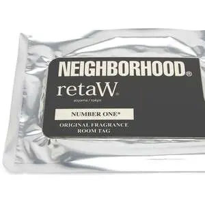 NEIGHBORHOOD X Retaw Number One Room Tag