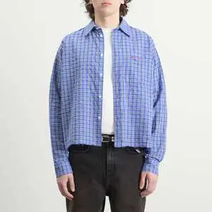 ABOUT:BLANK Raw Hem Check Shirt