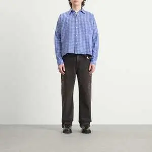 ABOUT:BLANK Raw Hem Check Shirt