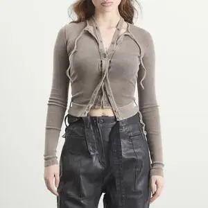 Ottolinger Double Closure Cardigan - Sand