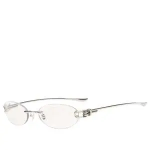 GENTLE MONSTER Musubi Optical Glasses - Silver/clear