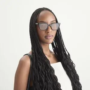 GENTLE MONSTER Soho Square Frame Sunglasses - Black/brown