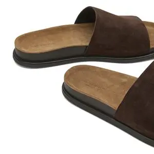 VAGABOND SHOEMAKERS Effie Suede Slide Sandal - Java