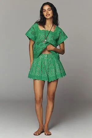 HOPE FOR FLOWERS BY TRACY REESE Cotton Eyelet Shorts
