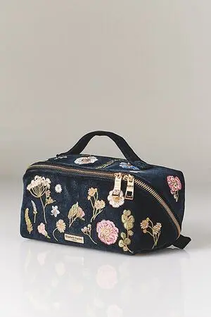 ELIZABETH SCARLETT Open Flat Makeup Bag - Pressed Flowers