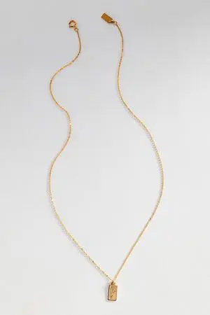 SET & STONES Tawney Birth Flower Necklace - January