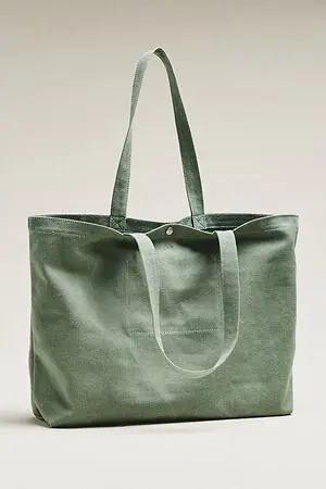 DAMSON MADDER Rae Eyelet Tote - Mint