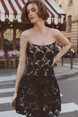 HOPE FOR FLOWERS BY TRACY REESE A-line Mini Dress - Black