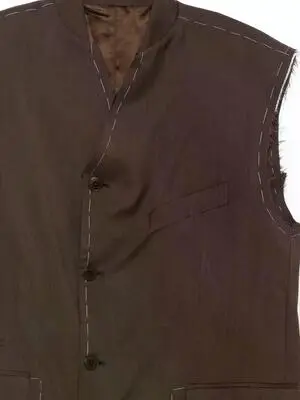 COSTUMEIN Buttoned Sleeveless Waistcoat