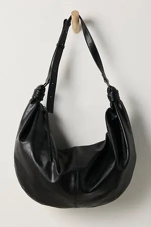 Free People Vegan Slouch Hobo Bag - Black