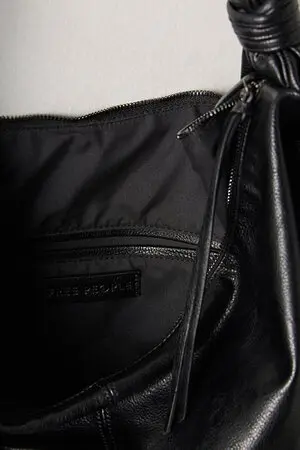 Free People Vegan Slouch Hobo Bag - Black