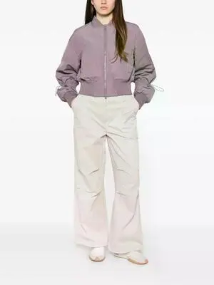 Adidas By Stella McCartney Zip-fastening Ruched-sleeve Jacket