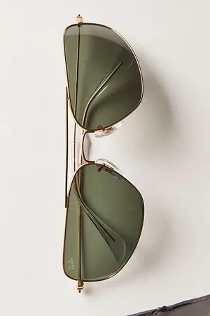 Ray-ban Aviator Sunglasses - Gold/black