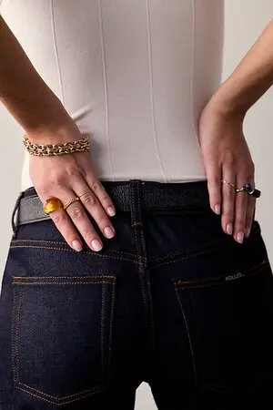 Free People Lyon Ring - Amber