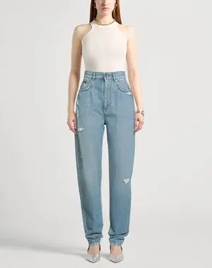 Dolce & Gabbana High Waisted Distressed Denim Jeans