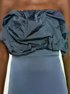 Max Mara Strapless Ruffled-bodice Maxi Dress