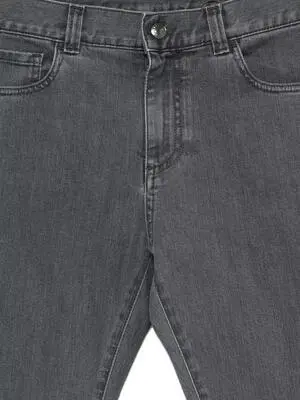 Canali Logo-patch Jeans