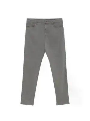 Canali Logo-patch Five-pocket Trousers