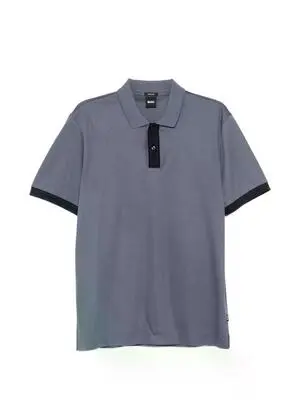 BOSS Striped-trim Polo Shirt