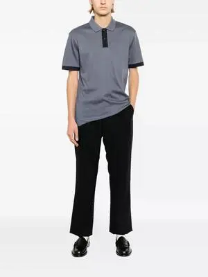 BOSS Striped-trim Polo Shirt
