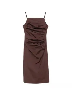 Marella Ciocca Ruched Midi Dress