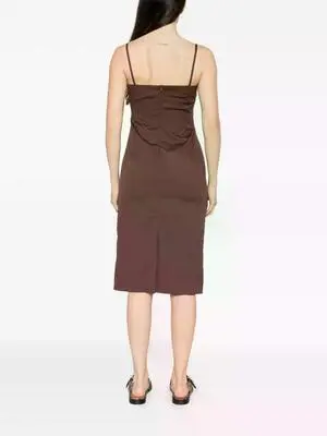 Marella Ciocca Ruched Midi Dress