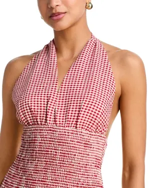 WAYF Margeaux Halter Dress