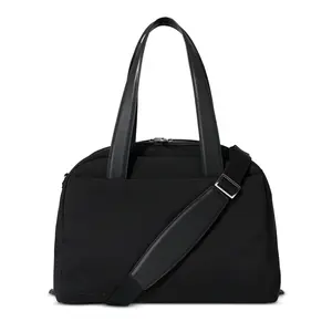 BEIS The Leather Trim Duffle - Black
